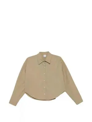 Aspesi Button-up Poplin Shirt - Neutrals