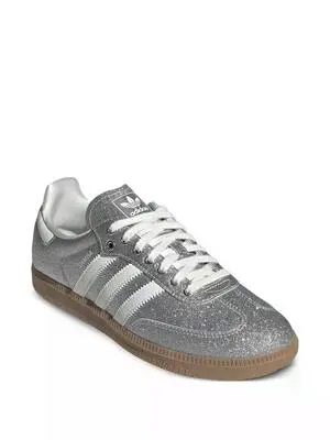 Adidas Samba Og Striped Sneakers - Silver