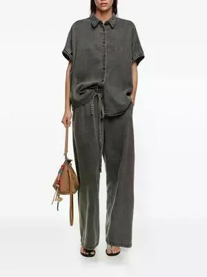 Bimba Y Lola Washed Buttoned Shirt