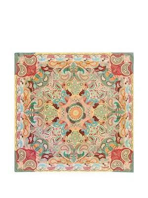 Bimba Y Lola Paisley-print Scarf Yellow