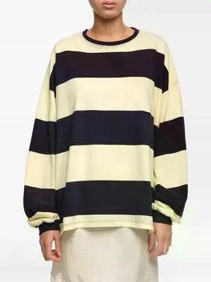 Bimba Y Lola Striped Balloon Sleeve T-shirt