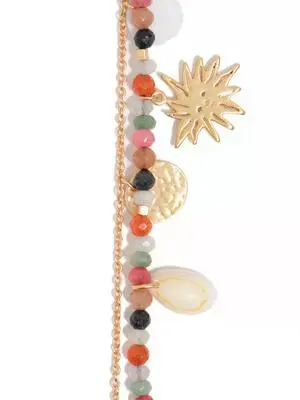Bimba Y Lola Double Sun And Moon Bracelet With Mother-of-pearl