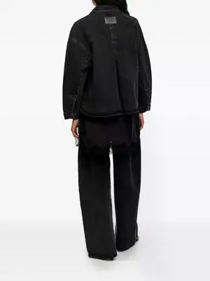 Bimba Y Lola Washed Cotton Patch Pocket Jacket