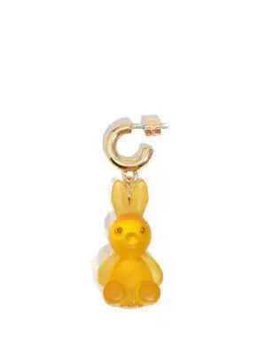 Bimba Y Lola Rabbit Hoop Earrings - Gold