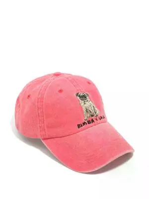 Bimba Y Lola Carlino Embroidered Baseball Cap - Pink