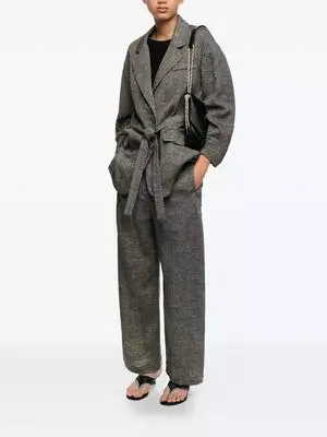 Bimba Y Lola Belted Tailored Coat