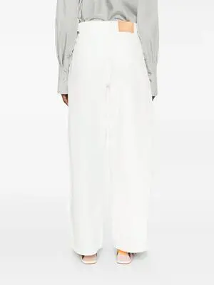 SYSTEM Button-fastening Pleated Jeans