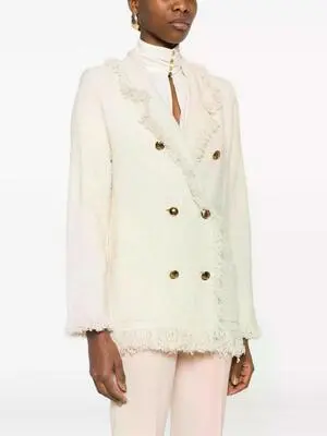 Elisabetta Franchi Fringed Blazer