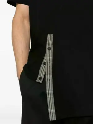 Yohji Yamamoto Button Asymmetric T-shirt