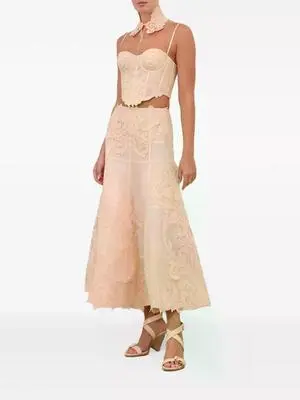 ZIMMERMANN ZIMMERMANN Rebellion Filigree Midi Skirt