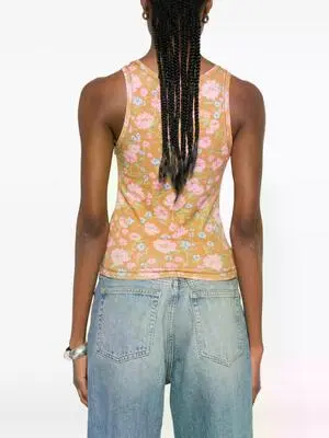 DIESEL® Floral Print Ribbed Tank Top
