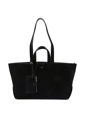 A.p.c. Le Drummer Suede Tote Bag - Black