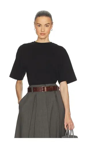 HELSA The Sculpted Tee In Thick Jersey