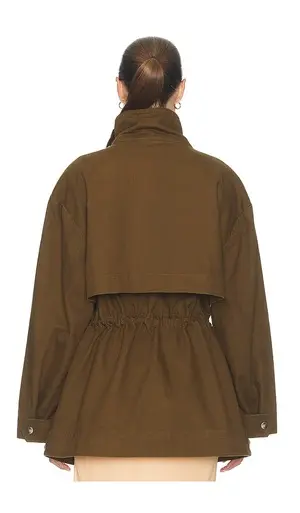 HELSA Garment Washed Utility Jacket - Army