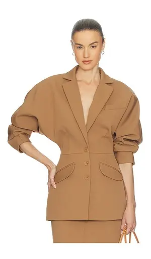 HELSA Vintage Dolman Blazer - Tan