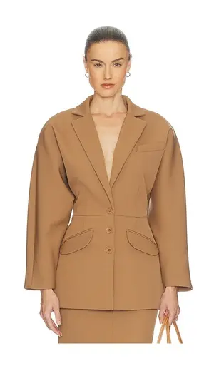 HELSA Vintage Dolman Blazer - Tan