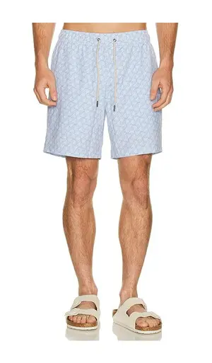 FAIR HARBOR 7" Bayberry Swim Trunk - Blue