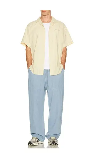KAPPY DESIGN Fatigue Stripe Denim Pants