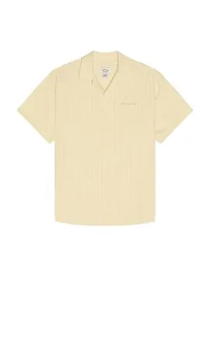 KAPPY DESIGN Jacquard Open Collar Shirt