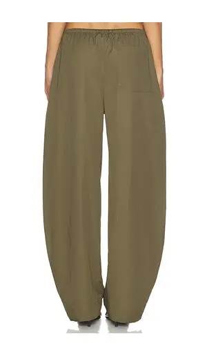 EAVES Lana Barrel Leg Pant - Olive