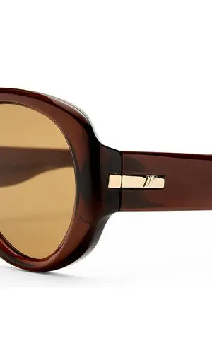 Le Specs Dream Boat Sunglasses - Brown