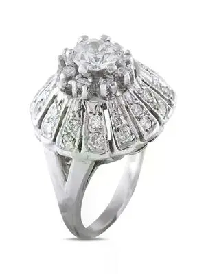 LB EXCLUSIVE Embellished Diamond Ring - Silver