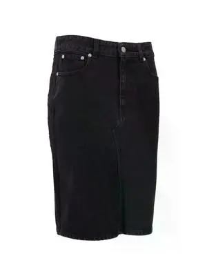Stella McCartney Denim Skirt With Lace Detail