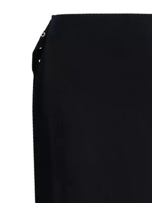 BOSS Midi Skirt With Buckle Detail - Blue
