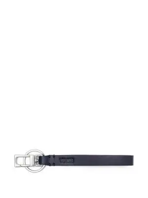YU MEI Lambskin Key Fob - Blue