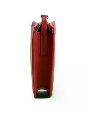YU MEI Lambskin Cross Body Bag - Red