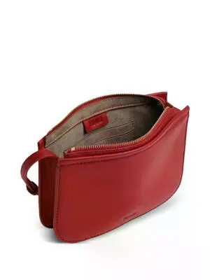 YU MEI Lambskin Cross Body Bag - Red