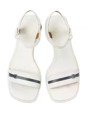 Camper Kora Block-heel Sandals With Buckle Fastening - White