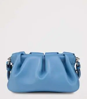 CHRISTIAN LOUBOUTIN Eva Mini Leather Cross-body Bag - Navy