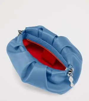 CHRISTIAN LOUBOUTIN Eva Mini Leather Cross-body Bag - Navy