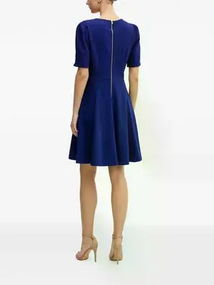 Dkny Puff Sleeve V-neck Mini Dress
