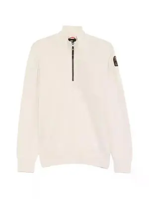 PARAJUMPERS Zip Mock-neck Sweater - Neutrals