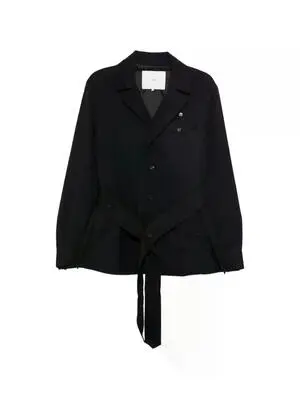 SETCHU Belted Jacket - Blue