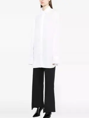 SETCHU Cotton Shirt With Detachable Tie Waist