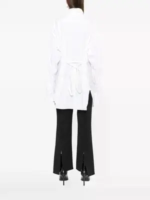 SETCHU Cotton Shirt With Detachable Tie Waist