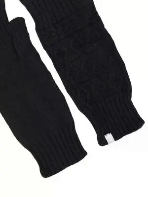 ANTIPAST Fingerless Gloves - Black