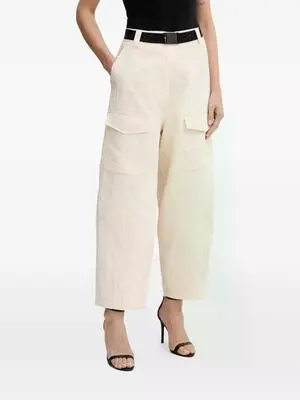 Liu Jo Wrinkled Effect Cargo Trousers
