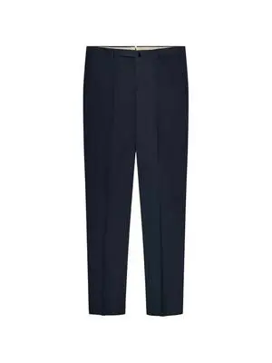 Incotex Dark Poplin Trousers