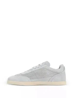 Kiton Openwork Suede Sneakers - Grey