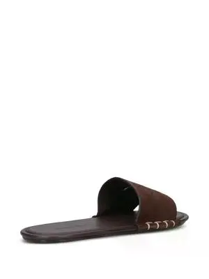JW Anderson Cut-out Slides - Brown