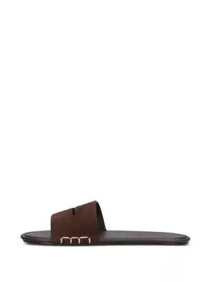 JW Anderson Cut-out Slides - Brown