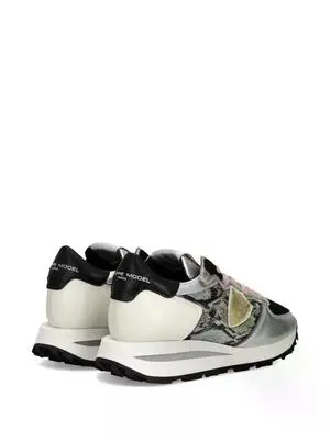Philippe Model Tropez Haute Panelled Sneakers - Silver