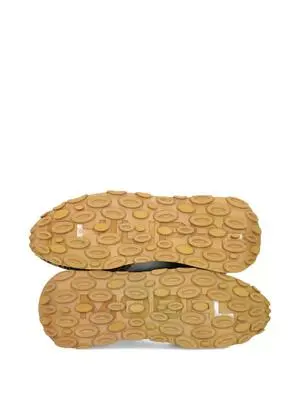 Philippe Model Leopard Print Glitter Trainers - Silver