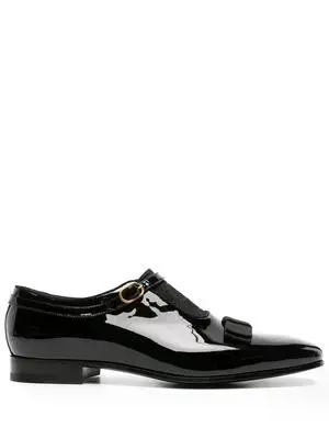 Gucci Patent Finish Loafers With Signature Double G Detail