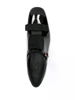 Gucci Patent Finish Loafers With Signature Double G Detail