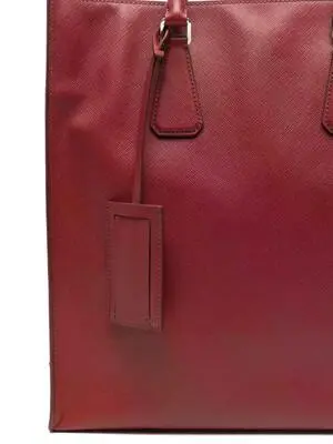 Prada Adjustable-strap Tote Bag - Red